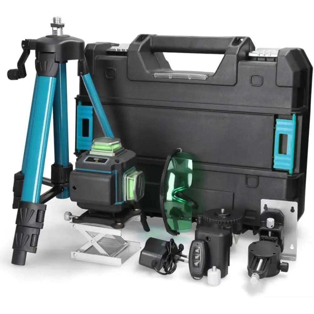 Livella laser Autolivellante 360° 4D, Laser 16 linee Cantiere 3° Autol ...